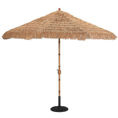 9' Auto Tilt Thatch Umbrella – Island Trading Limited
